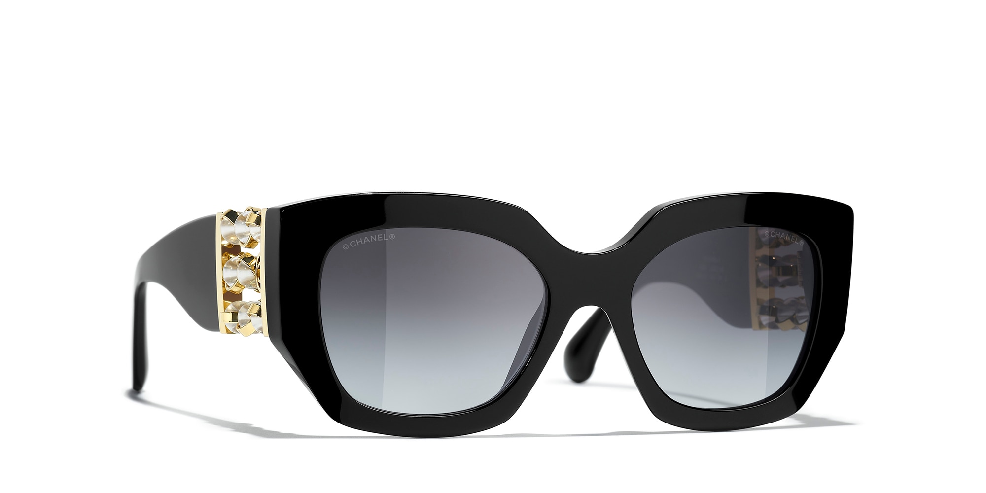 Chanel Cat Eye Sunglasses CH5545A S (54 - 18) with Grey lenses and ...