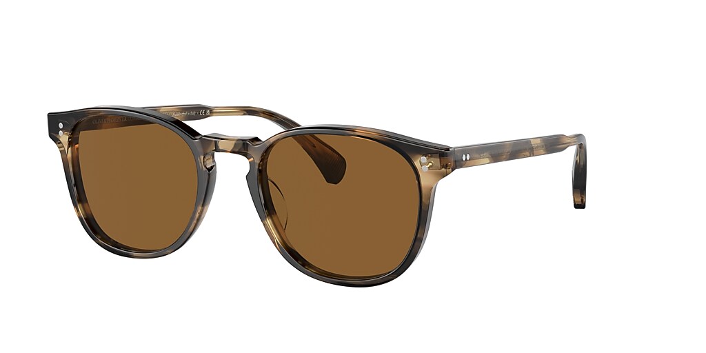Oliver Peoples OV5298SU Finley Esq. Sun 51 TRUE Brown & Teakwood Sunglasses | Sunglass Hut USA
