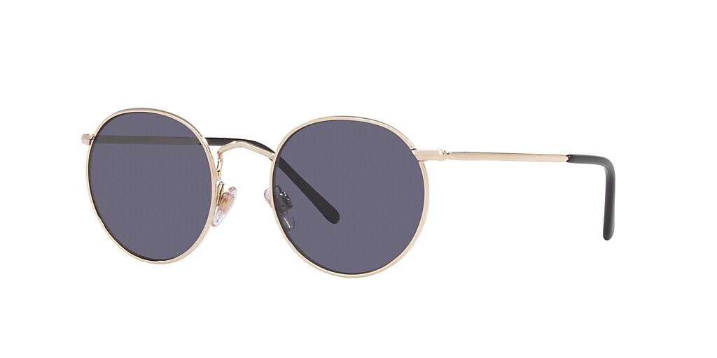Sunglass Hut Collection Hu1009 49 Solid Grey Polar And Shiny Light Gold