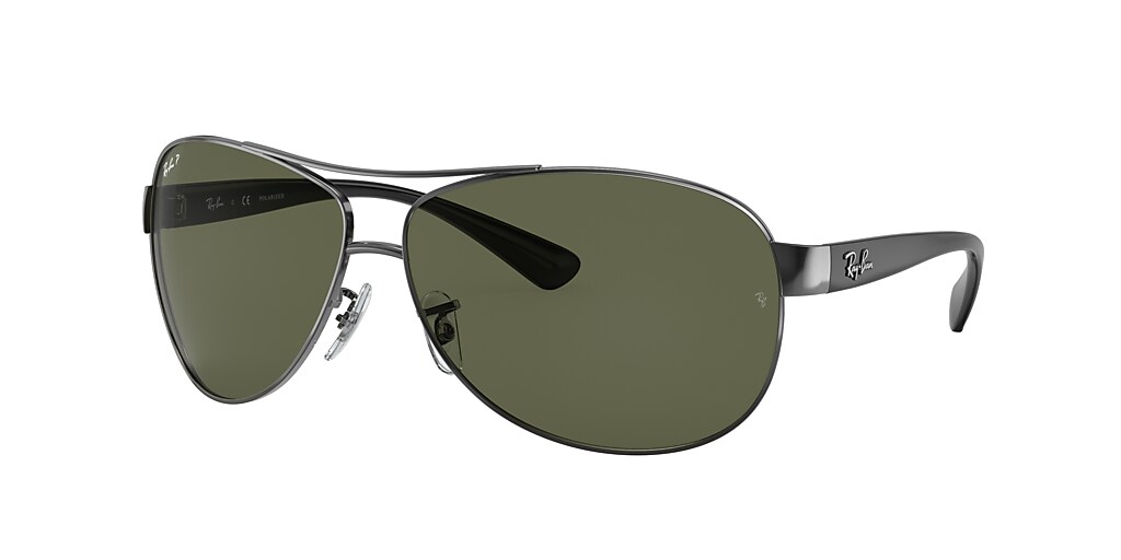 Ray-Ban RB3386 63 G-15 Green & Gunmetal Polarized Sunglasses | Sunglass ...