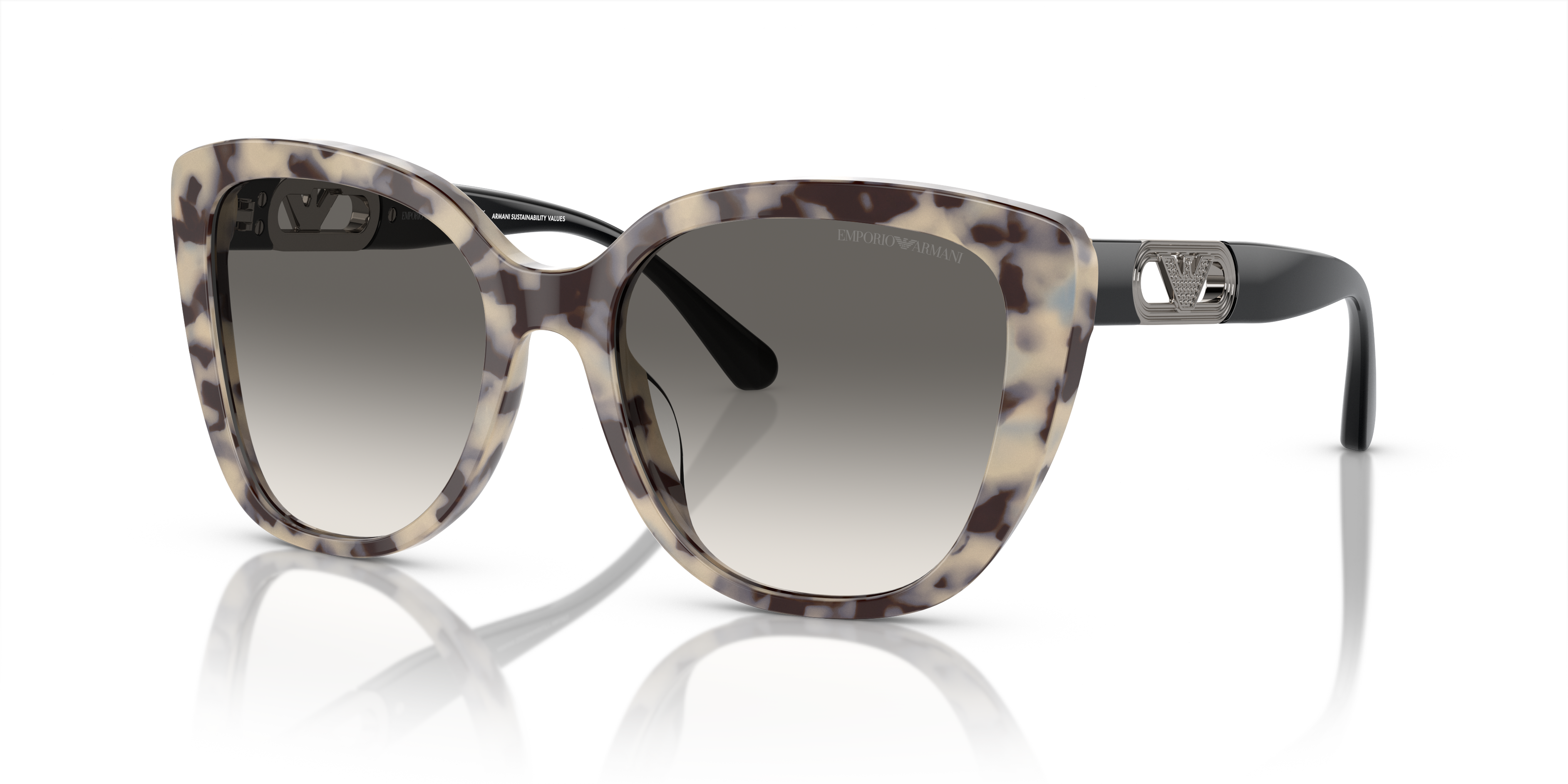 Emporio Armani EA4214U S (54 - 18) with Grey lenses and Brown frame ...