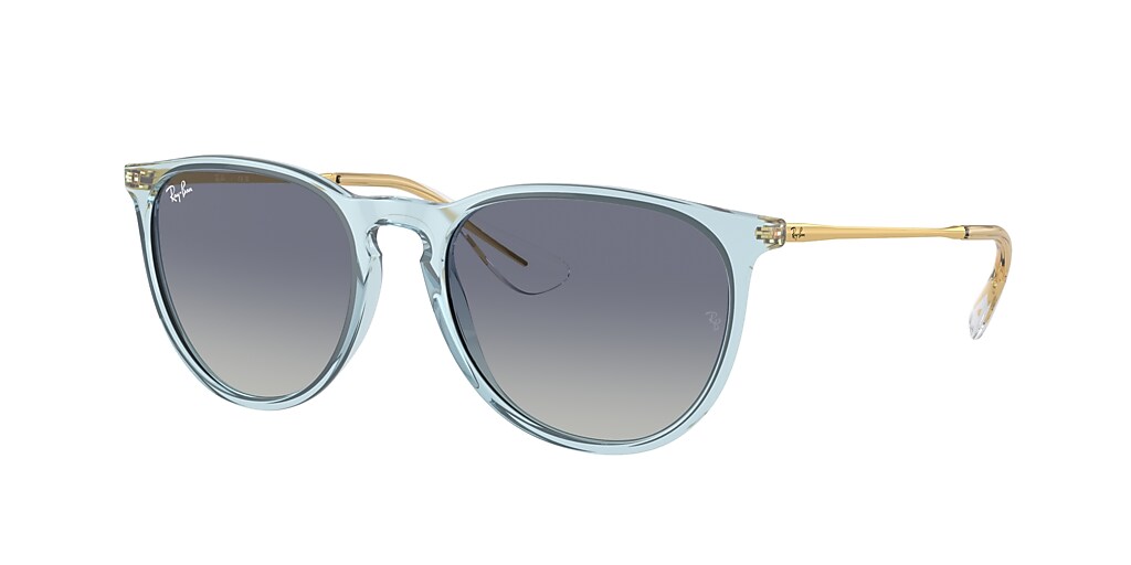 Ray-Ban RB4171 Erika Classic 54 Grey/Blue & Transparent Light Blue ...