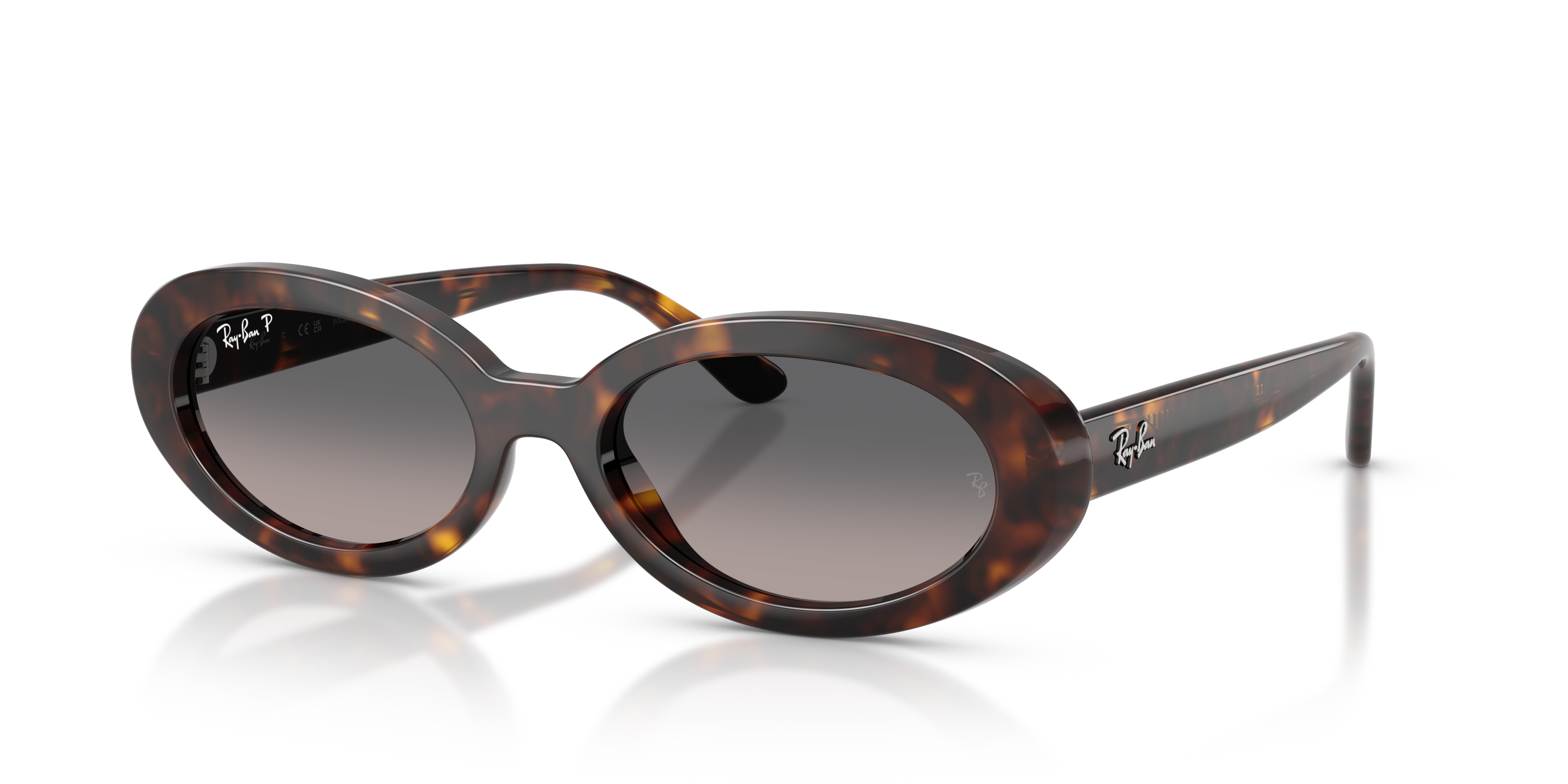 Ray-Ban RB2223 L (54 - 19) con Micas Gris y Armazón Tipo Carey ...