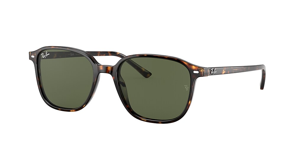 Ray-Ban RB2193 Leonard 53 Green & Tortoise Sunglasses | Sunglass Hut ...