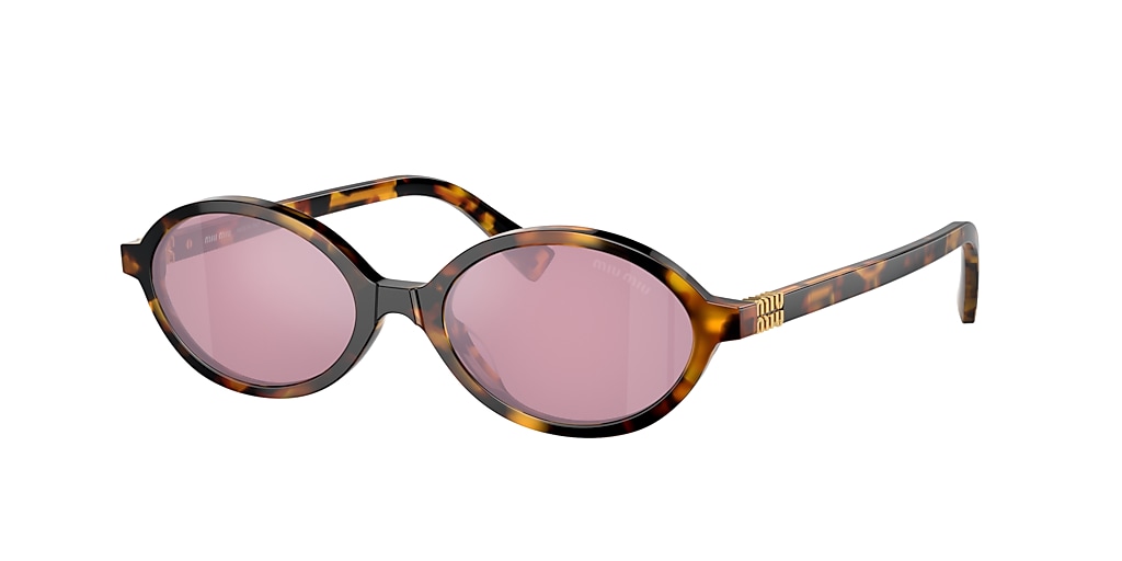 Miu Miu Mu 04zs 50 Bordeaux And Honey Havana Sunglasses Sunglass Hut Usa