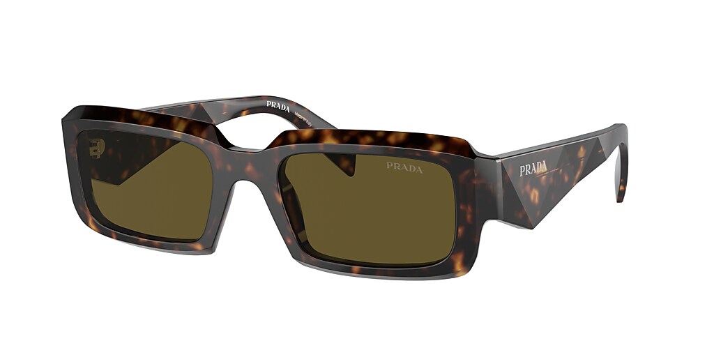 Prada PR 27ZS 54 Dark Brown & Loden/Black Sunglasses | Sunglass Hut USA