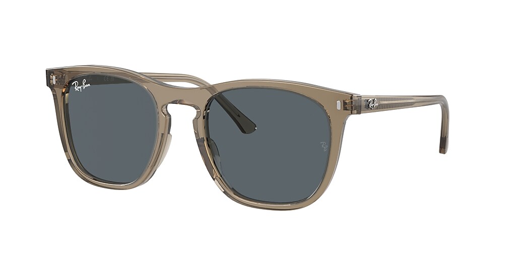 Ray-Ban RB2210 53 Blue & Transparent Brown Sunglasses | Sunglass Hut USA