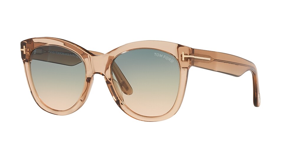 Tom Ford FT0870 54 Green Gradient & Brown Sunglasses | Sunglass Hut USA