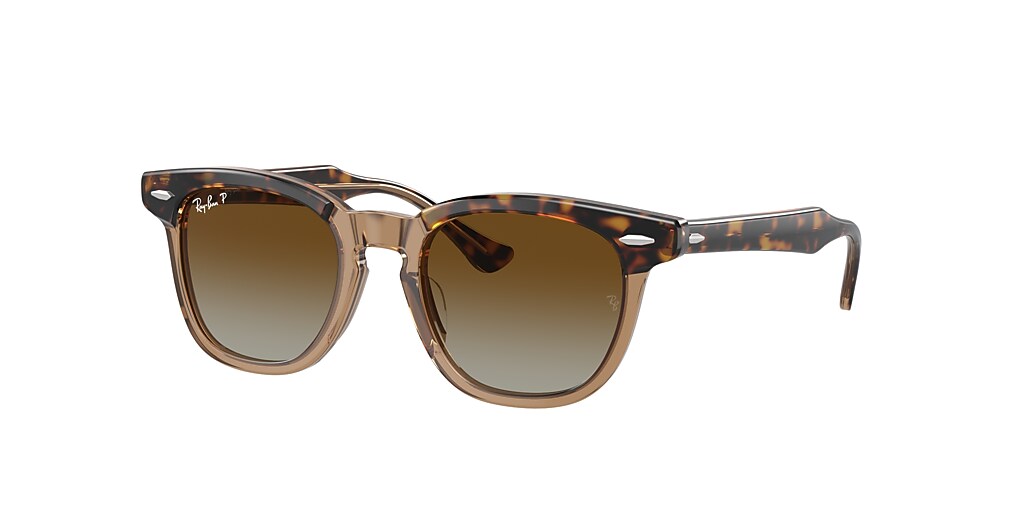 Ray-Ban RB9098S Kids 45 Brown & Havana On Transparent Polarized ...