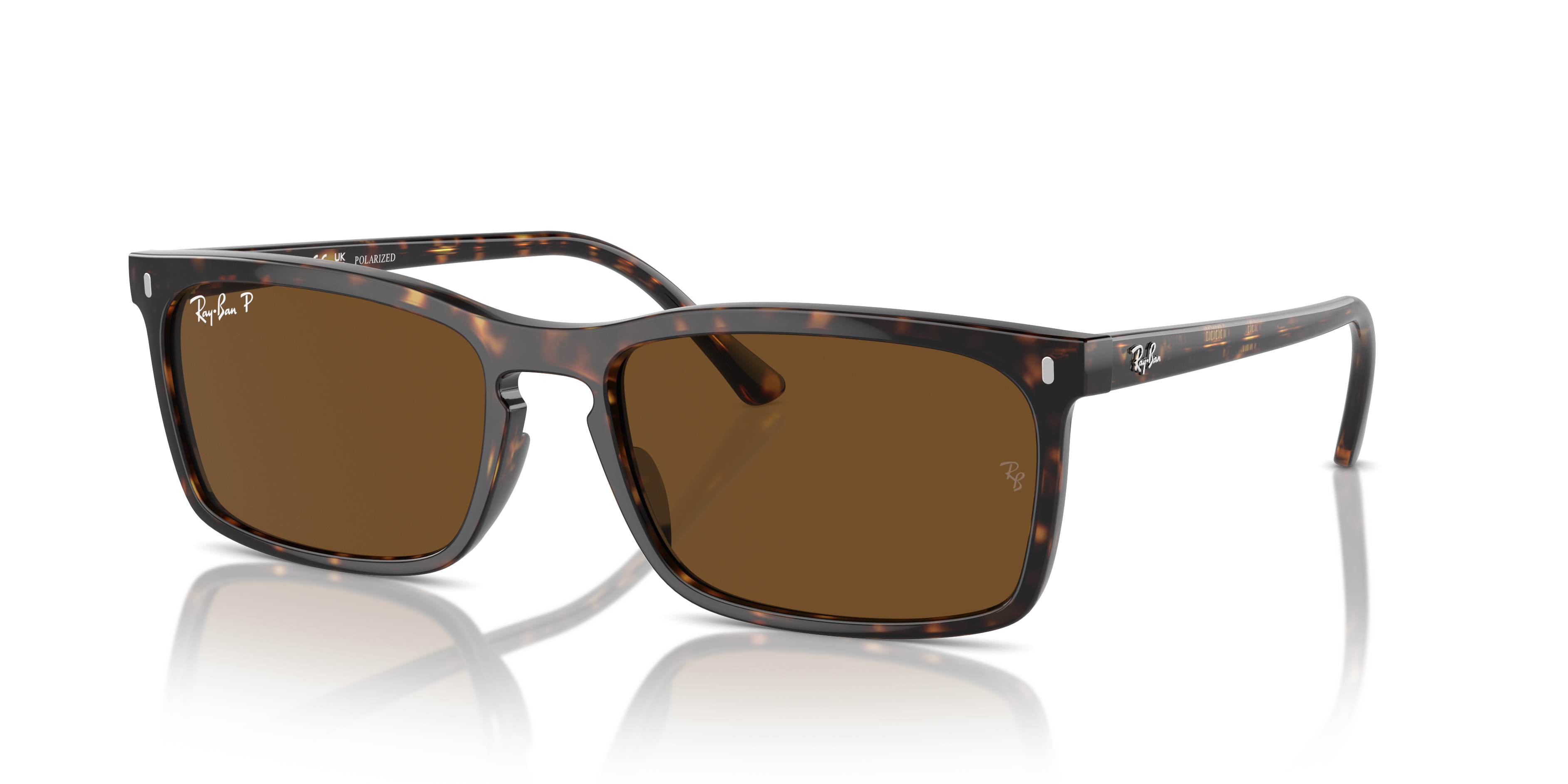 Ray-Ban RB4435 XL (59 - 18) with Brown lenses and Tortoise frame ...