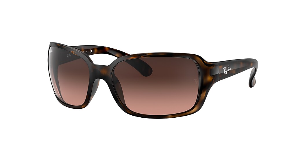 Ray-Ban RB4068 60 Pink/Brown Gradient & Havana Sunglasses | Sunglass ...