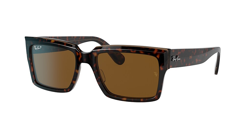 Ray-Ban RB2191 Inverness 54 B-15 Brown & Havana On Transparent Brown ...