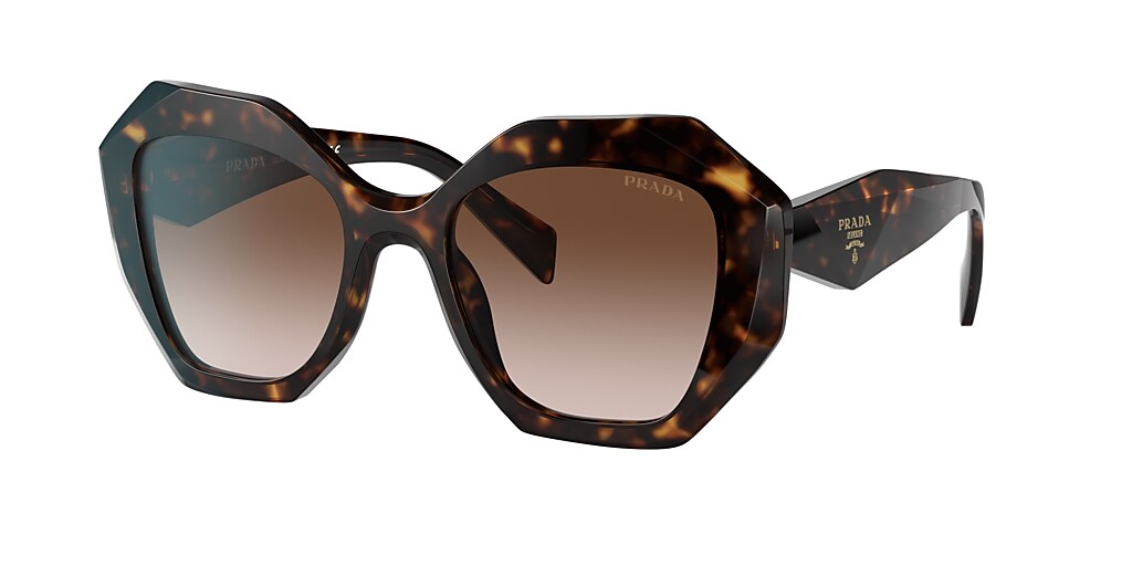 Prada PR 16WS 53 Brown Gradient & Tortoise Sunglasses | Sunglass Hut USA