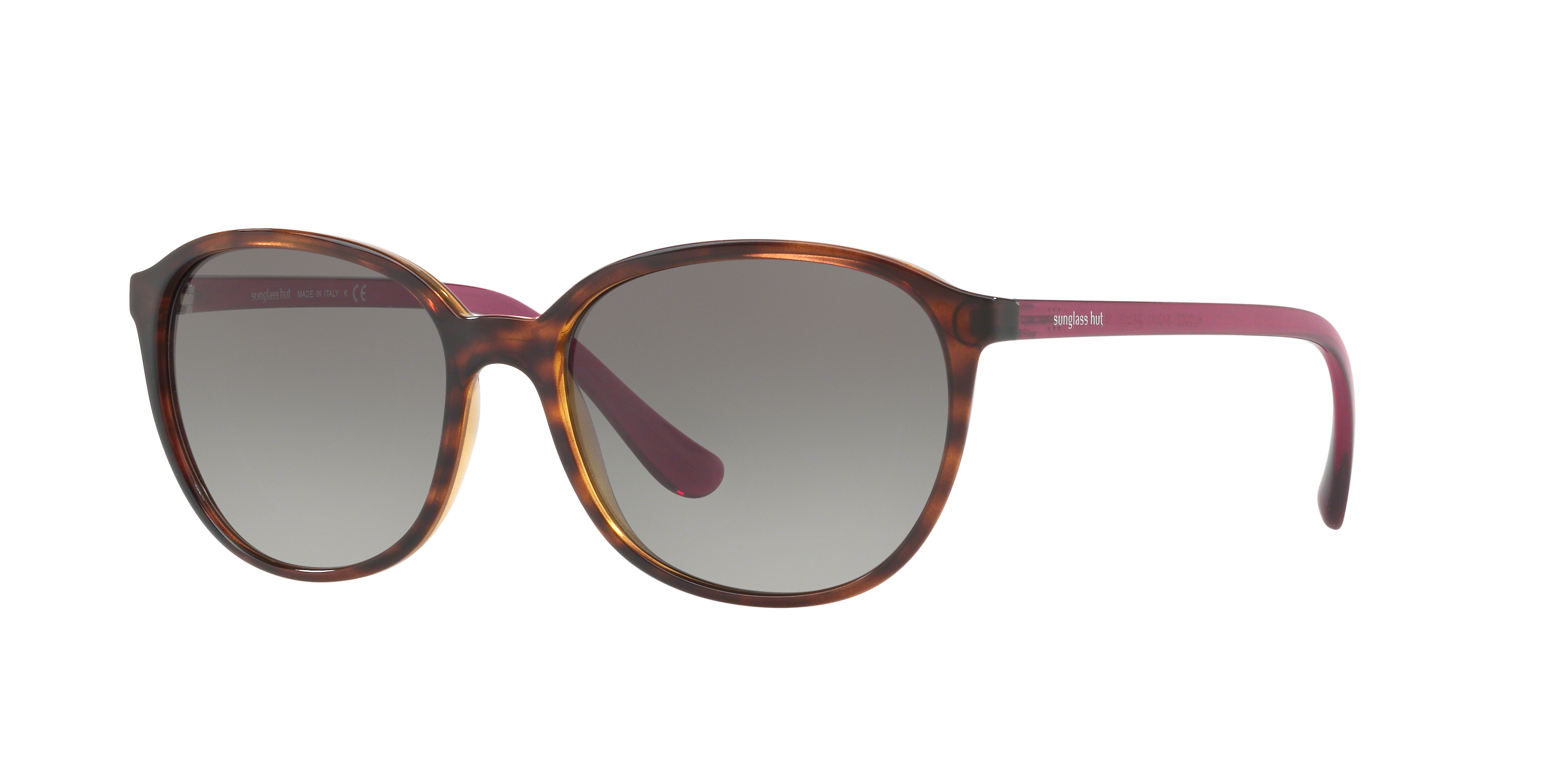 Sunglass Hut Collection HU2003 S (55 - 17) with Grey lenses and Brown ...