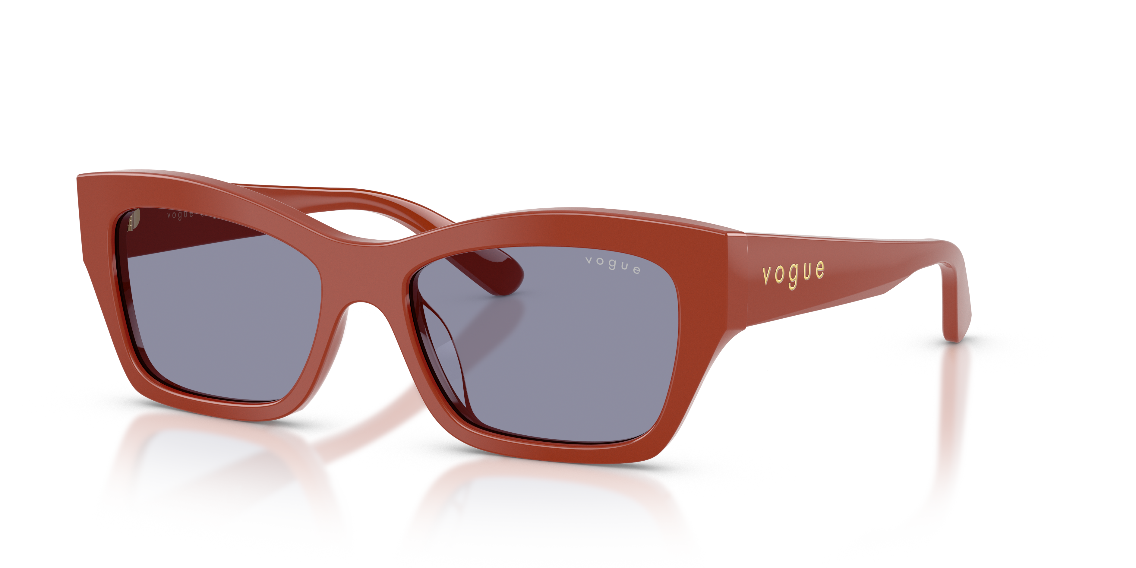 Vogue Eyewear VO5658SU M (53 - 17) con Cristales Gris y Montura Marrón ...