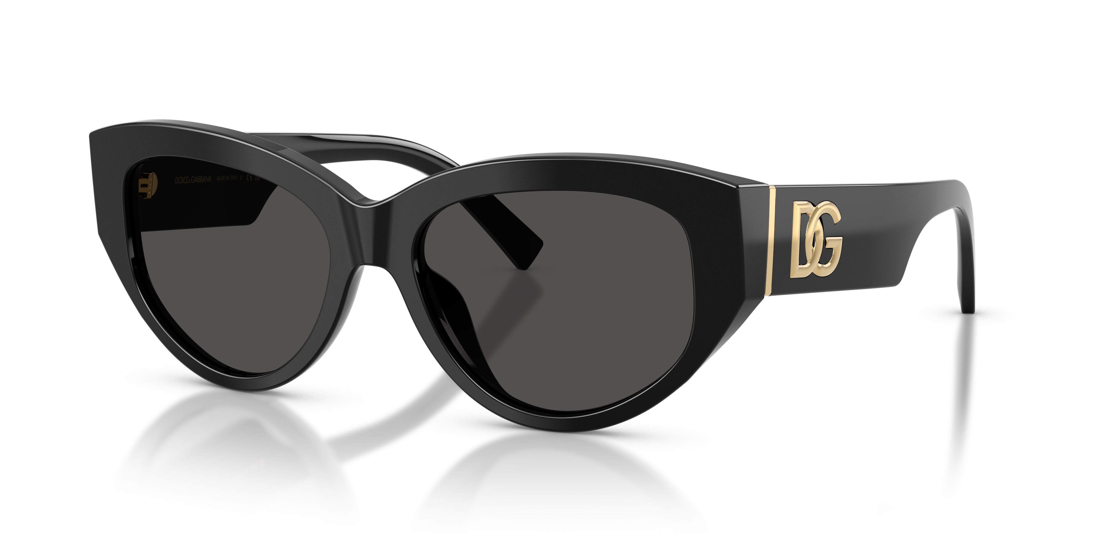 Dolce&Gabbana DG4514 L (55 - 17) with Grey lenses and Black frame ...