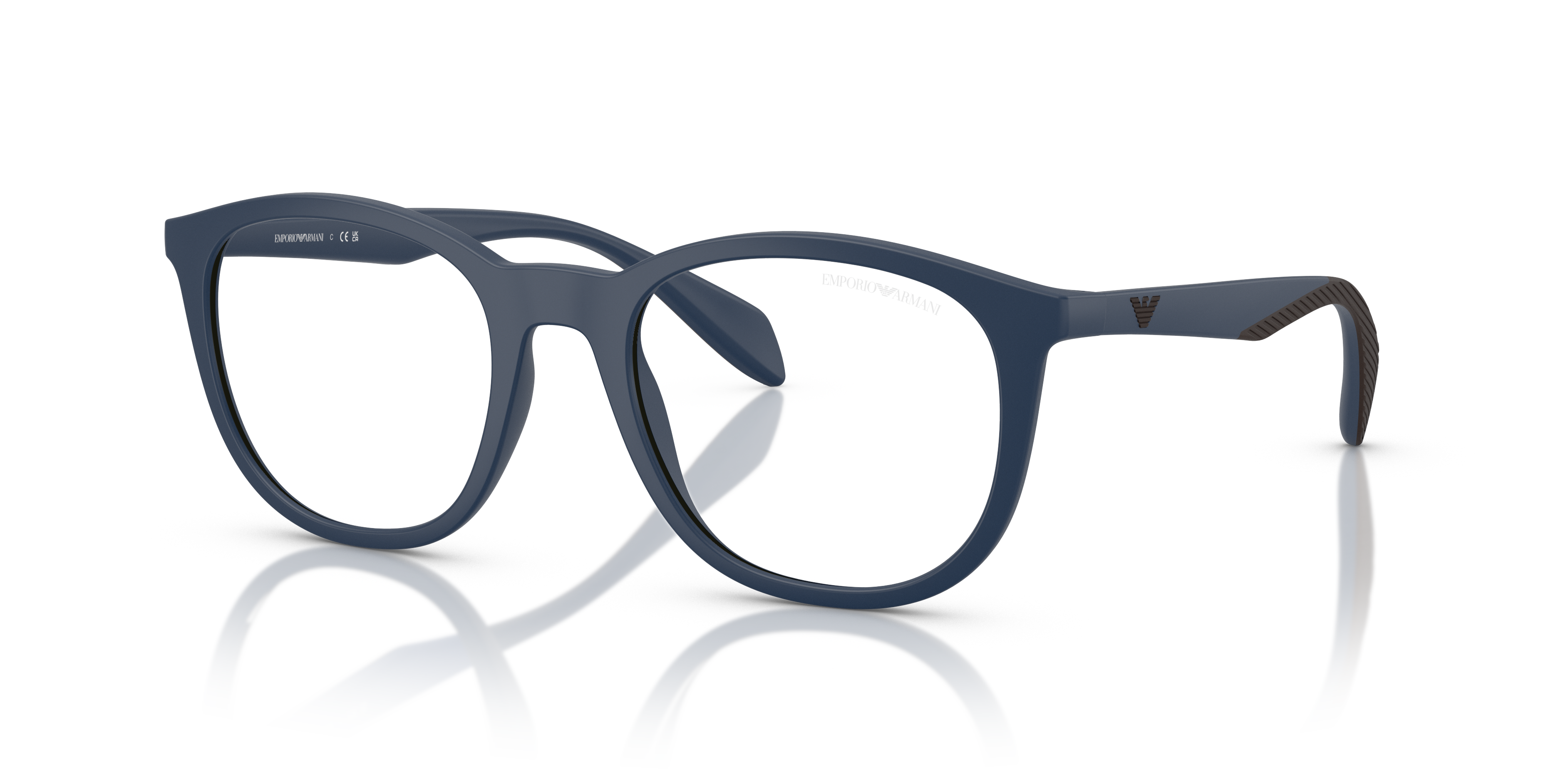 Emporio Armani EA4211 L (52 - 20) with Transparent lenses and Blue ...