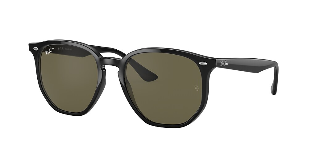 Ray-Ban RB4306 54 G-15 Green & Black Polarised Sunglasses | Sunglass ...