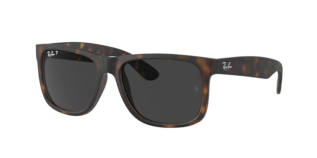 Ray-Ban RB4165F Justin Classic 55 Dark Grey & Havana Polarized ...