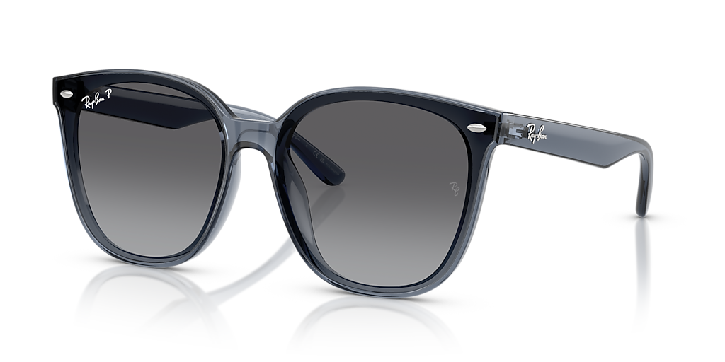 Ray-Ban RB4423D XL (66 - 15) with Grey lenses and Blue frame | Sunglass ...