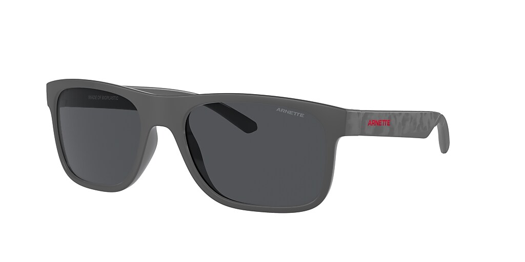 Arnette AN4341 Khim 56 Dark Grey & Medium Grey Sunglasses | Sunglass ...