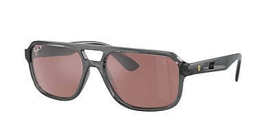 Ray-Ban RB4414M Scuderia Ferrari Collection 58 Purple/Silver ...