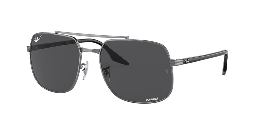 Ray-Ban RB3699 56 Dark Grey & Gunmetal Polarized Sunglasses | Sunglass ...