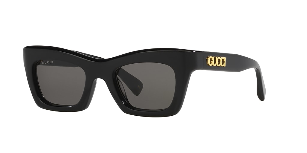 Gucci GG1773S 50 Grey & Black Sunglasses | Sunglass Hut USA