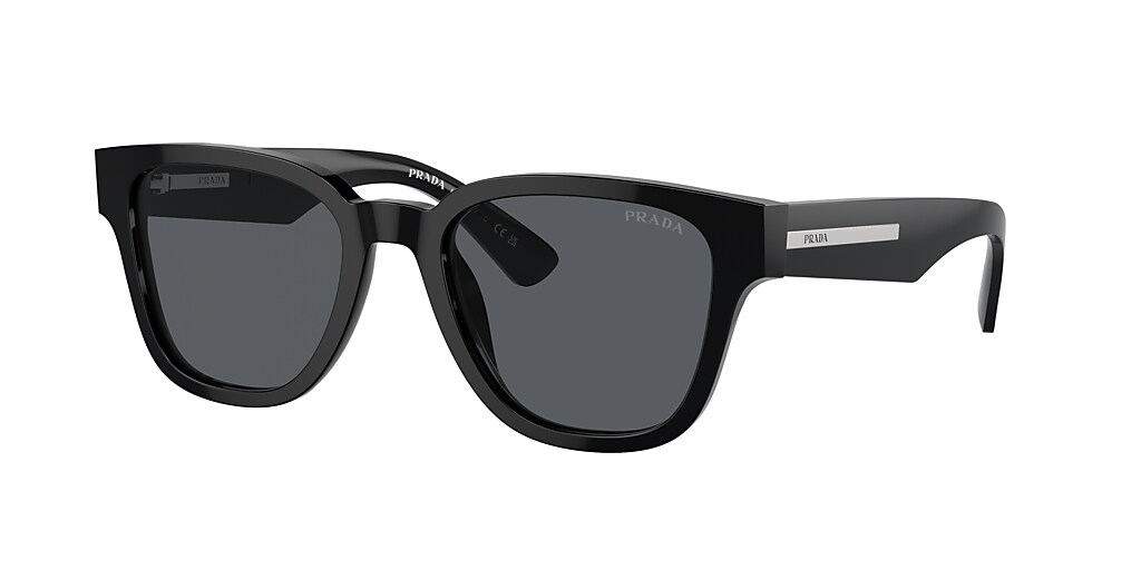 Prada PR A04S 52 Blue Vintage & Black Sunglasses | Sunglass Hut USA