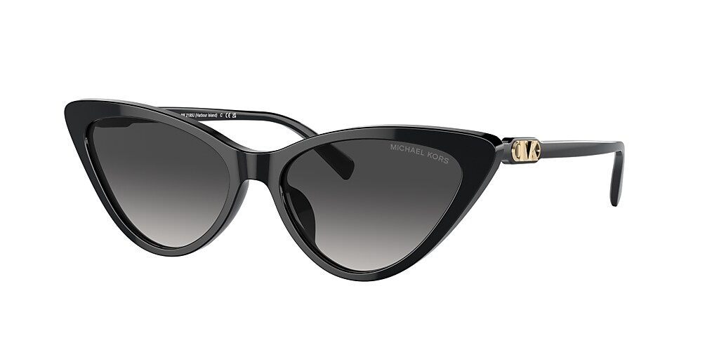 Michael Kors MK2195U Harbour Island 56 Dark Grey Gradient & Black Sunglasses | Sunglass Hut USA