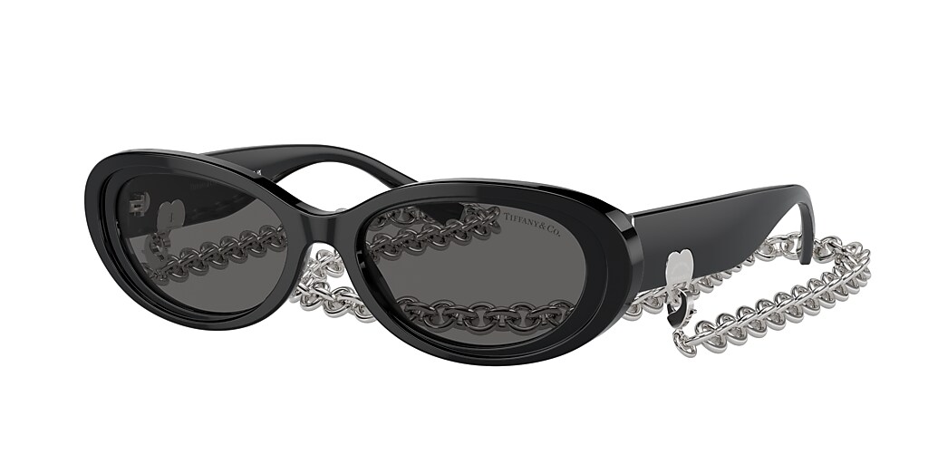 Tiffany And Co Tf4221 54 Dark Grey And Black Sunglasses Sunglass Hut Usa 6039