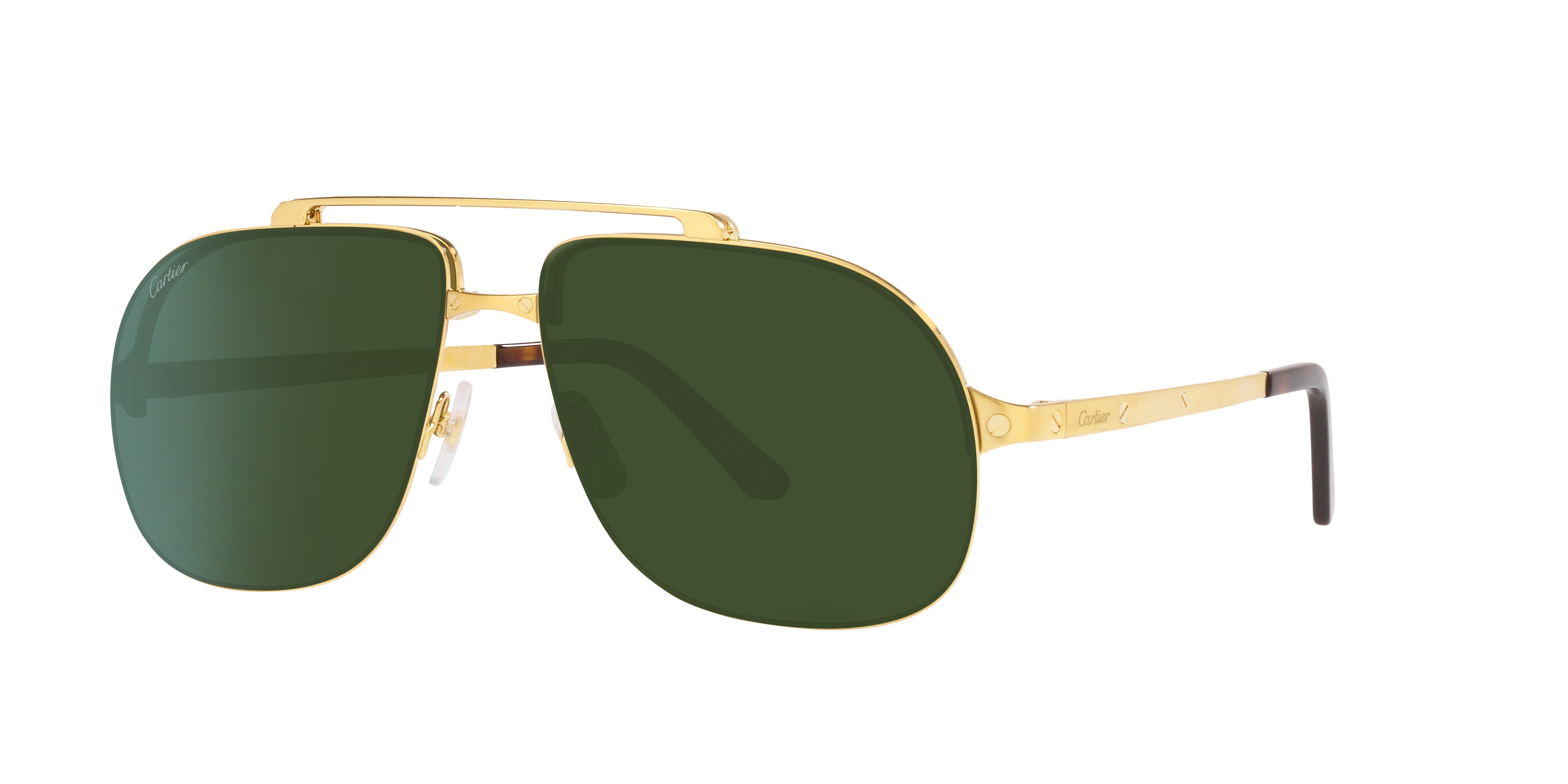 Cartier CT0353S XL (62 - 15) with Green lenses and Gold frame ...
