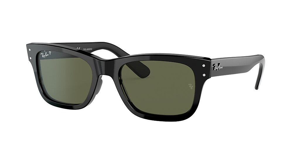Ray-Ban RB2283 Burbank 52 G-15 Green & Black Polarized Sunglasses ...