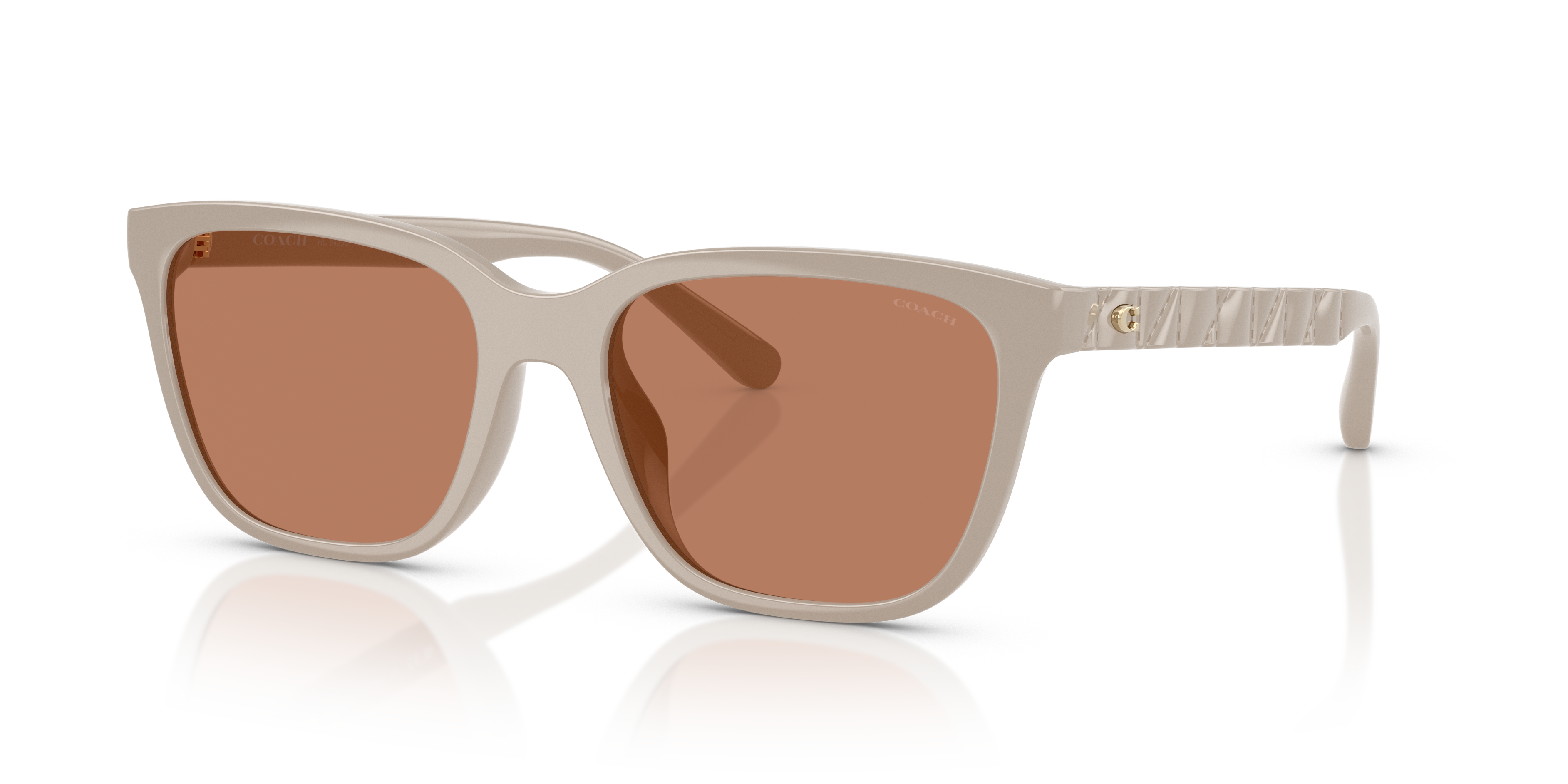 Coach HC8429D CAE86 L (56 - 18) with Brown lenses and Brown frame ...