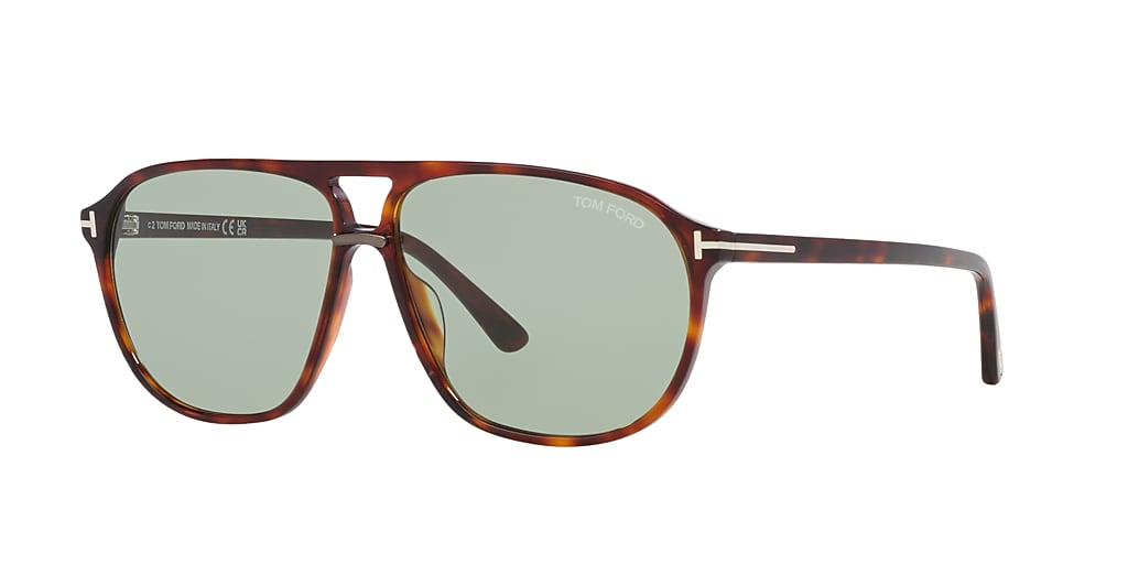 Tom Ford Bruce 61 Green & Tortoise Red Sunglasses | Sunglass Hut USA