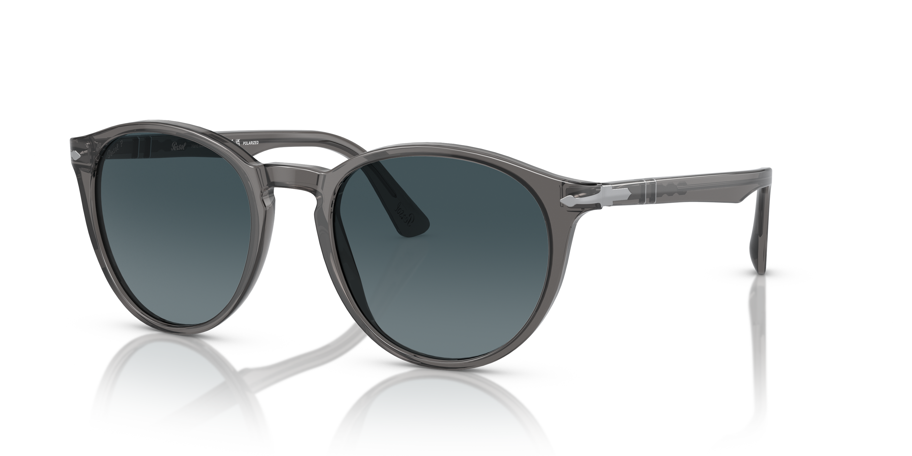 Persol PO3152S M (52 - 20) with Blue lenses and Grey frame | Sunglass Hut®