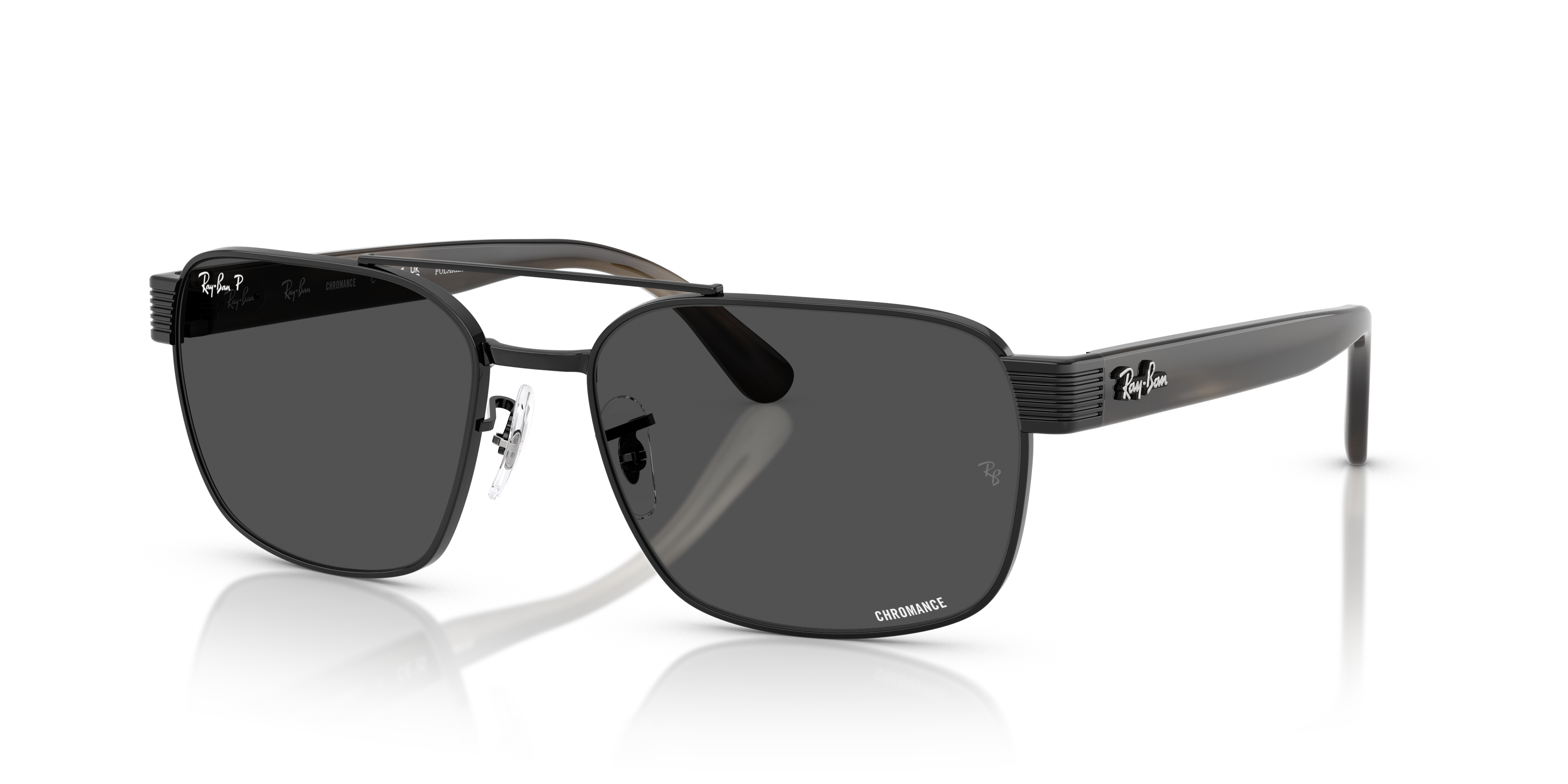 Ray-Ban RB3751CH Chromance XXL (61 - 17) with Grey lenses and Black frame | Sunglass Hut®