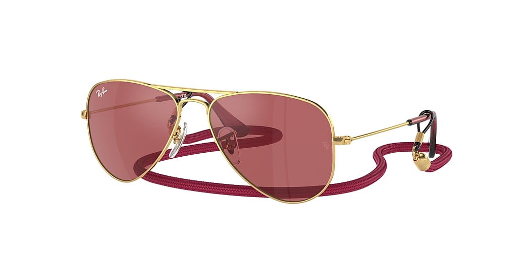 Ray-Ban RB9506S Mini Aviator Summer Capsule 52 Red Hiper 8 Mirror ...