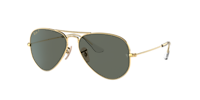 ray ban aviator solid gold