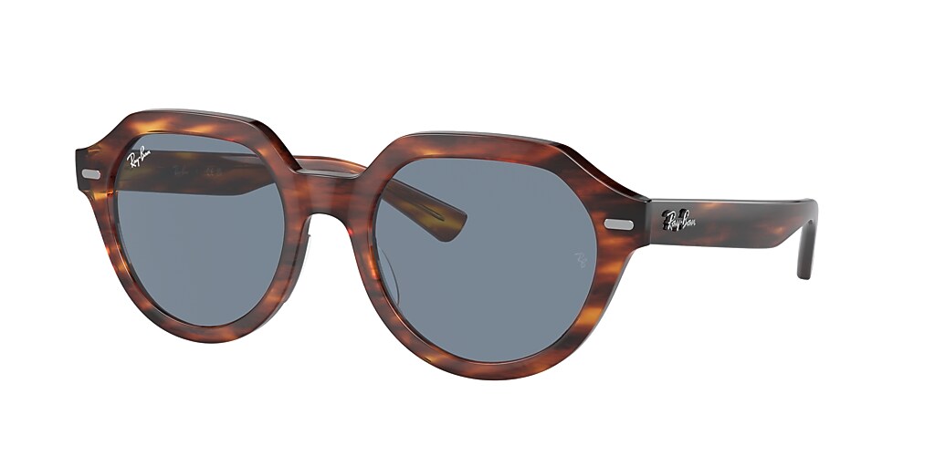 Ray-Ban RB4399 Gina 53 Blue & Striped Havana Sunglasses | Sunglass Hut USA