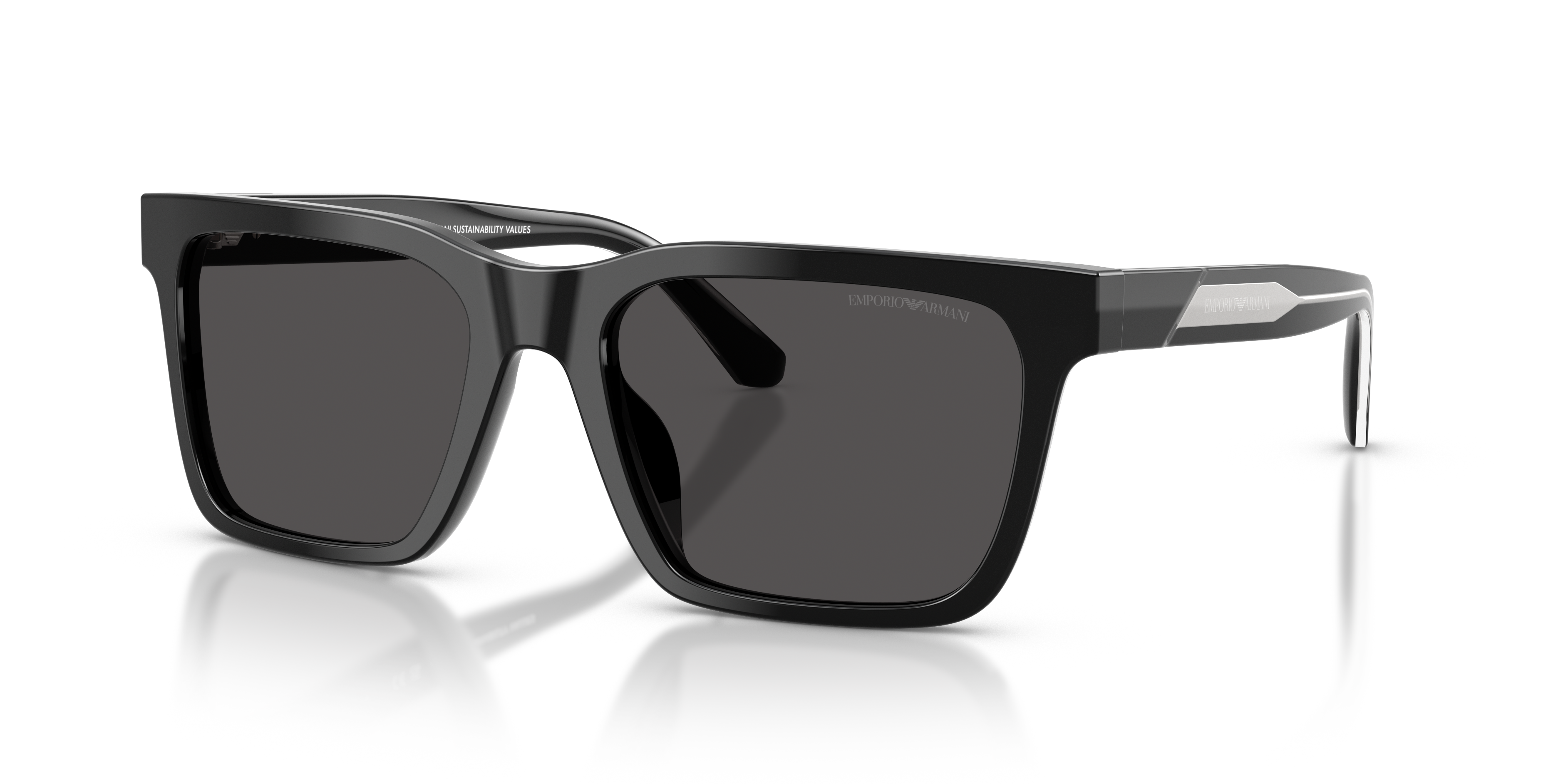 Emporio Armani EA4262U L (57 - 19) with Grey lenses and Black frame ...