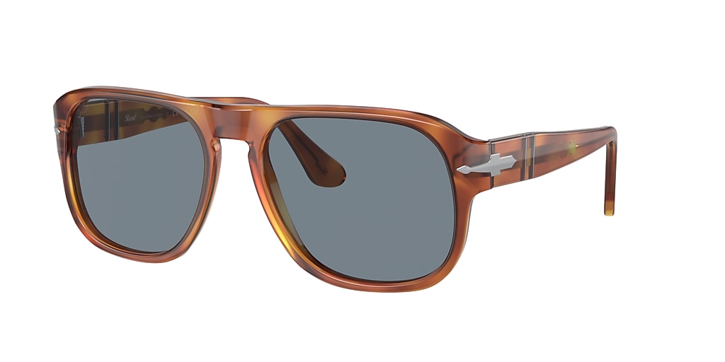 Persol PO3310S - Jean 57 Light Blue & Terra Di Siena Sunglasses ...