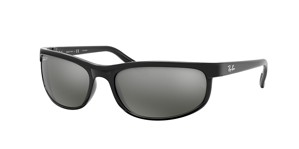 Ray Ban Rb2027 Predator 2 62 Grey And Black Polarized Sunglasses
