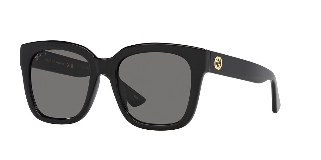 Gucci GG1338S 54 Grey & Black Sunglasses | Sunglass Hut Australia