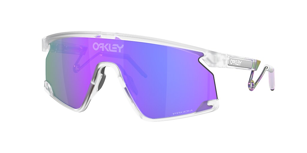 Oakley Oo9237 Bxtr Metal Prizm Violet And Matte Clear Sunglasses