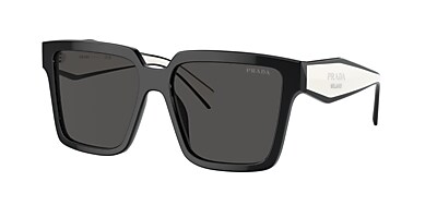 Prada PR 24ZS 56 Dark Grey & Black Sunglasses | Sunglass Hut United Kingdom