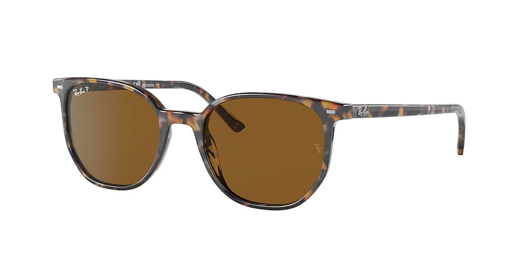 Ray-Ban RB2197 Elliot 52 Brown Polar & Havana Brown Grey Polarized ...