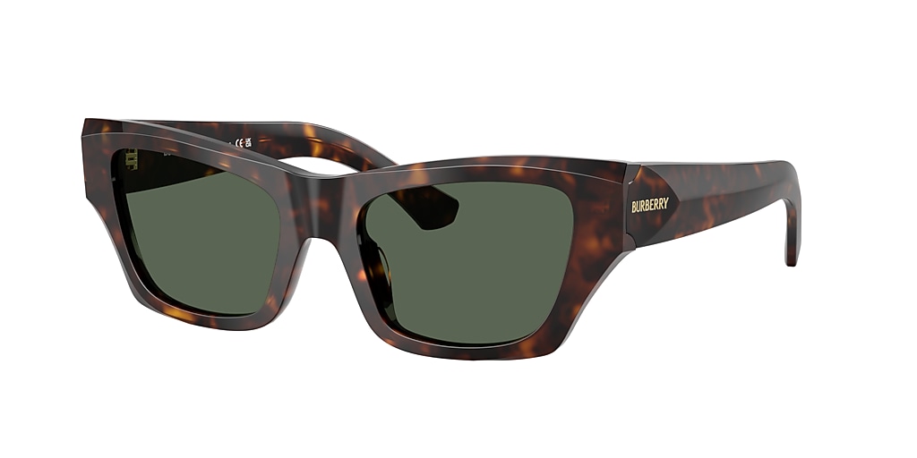 Burberry BE4441U 52 Dark Green & Dark Havana Sunglasses | Sunglass Hut USA