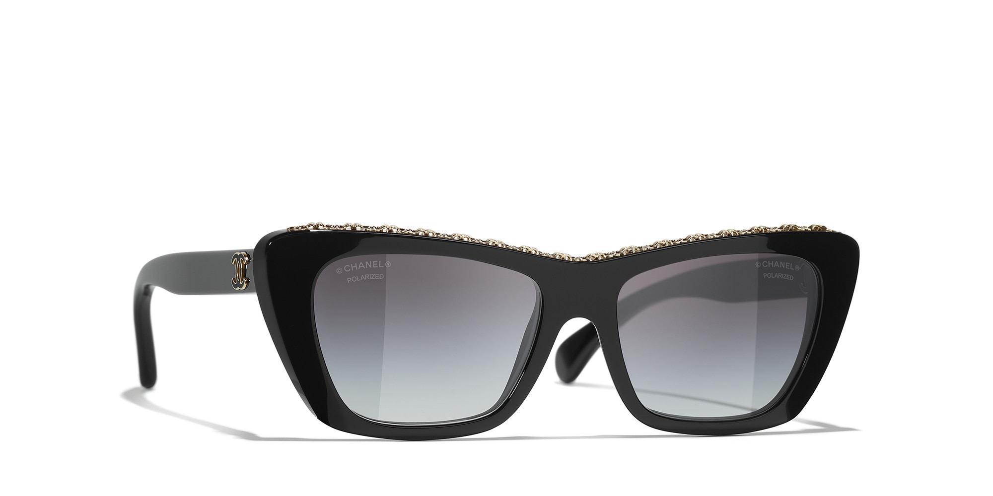 Chanel Cat Eye Sunglasses CH5540A L (54 - 17) with Grey lenses and ...
