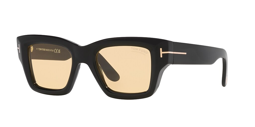 Tom Ford Ilias 50 Brown & Black Shiny Sunglasses | Sunglass Hut United ...